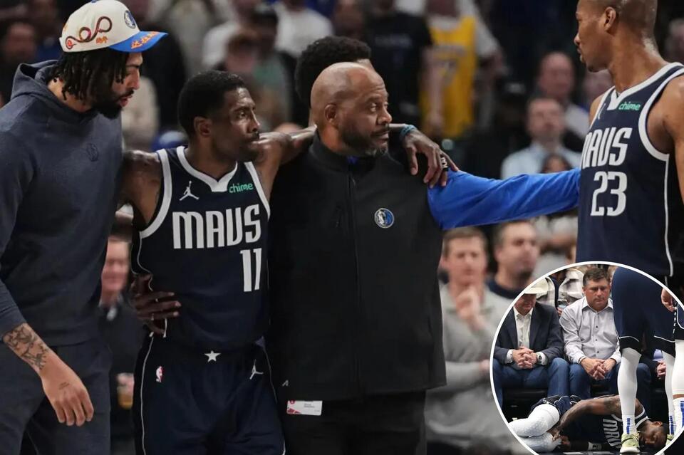 Mavericks lose Kyrie Irving for season to torn ACL in brutal injury blow - NewsBreak