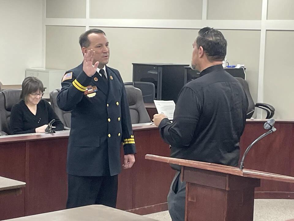 Danville Fire Department’s Captain Christopher McMahon Sworn in as ...