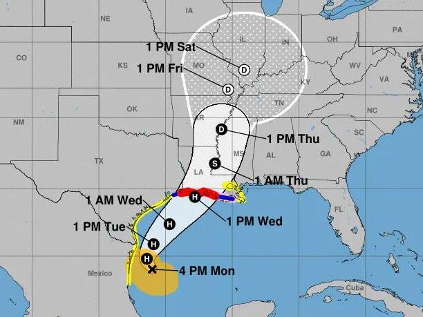 Tropical Storm Francine strengthens in Gulf. Spaghetti models for ...