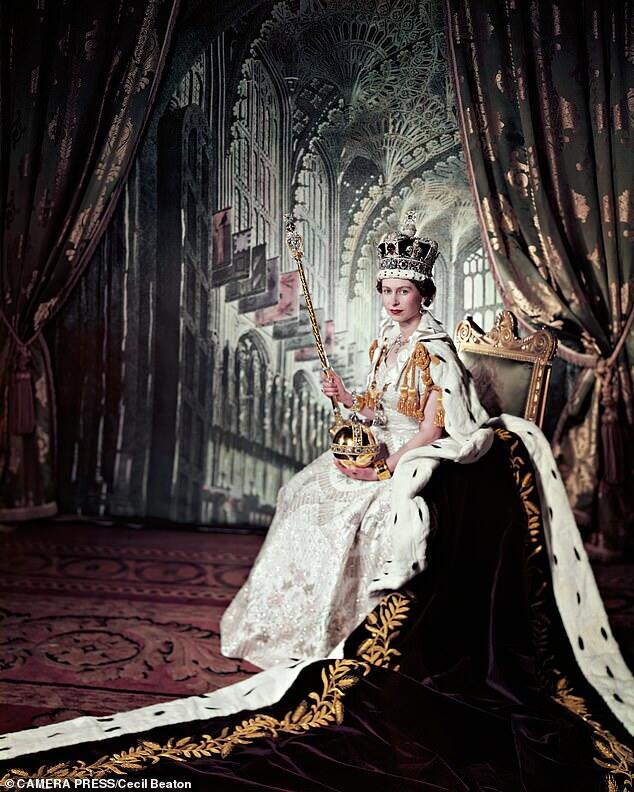 Celebrated courtier Sir Norman Hartnell, the man who designed the Queen ...