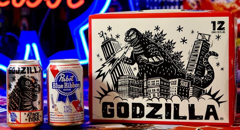 Godzilla doesn’t really drink beer, but when he does, it’s PBR - NewsBreak