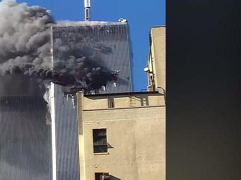 Edna Cintron Waving From The Impact Zone Of The North Tower On 9 11 01