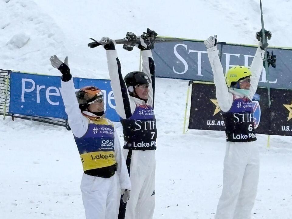 American wins gold as thousands cheer on at Lake Placid Aerials World ...