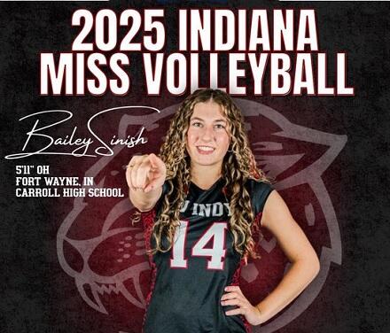 Carroll’s Bailey Sinish Named 2025 Indiana Miss Volleyball - NewsBreak