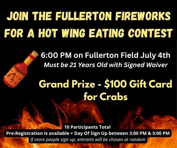 2025 Fullerton July 4 fireworks to feature live music, hot wing ...