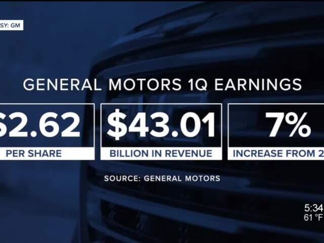 "The future is looking bright for GM": General Motors sees record profits in Q1 - NewsBreak