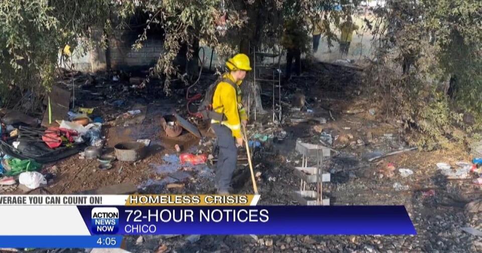Crews hand out 72-hour notices at homeless camps in Chico - NewsBreak