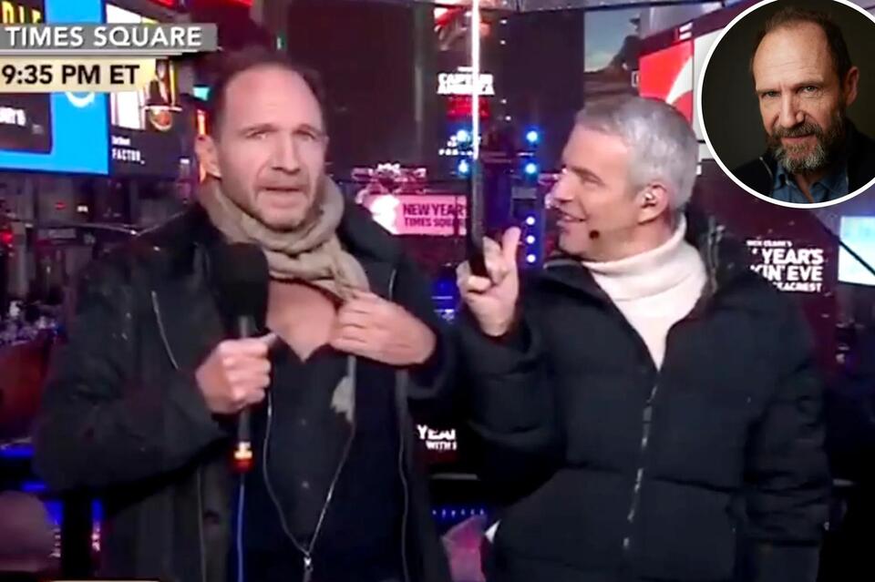 Anderson Cooper in hysterics over Ralph Fiennes’ take on top 2024 meme ...