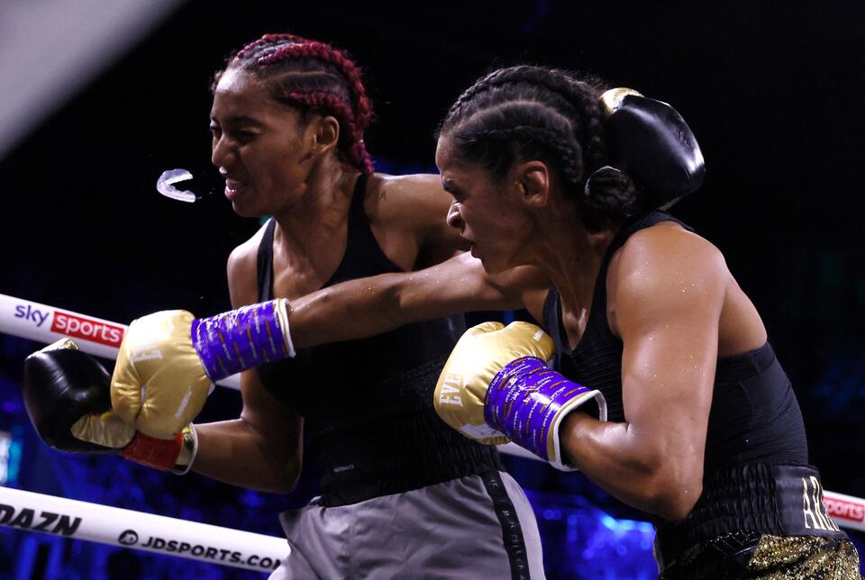 Watch history-making female boxer Ramla Ali secure brutal first-round ...