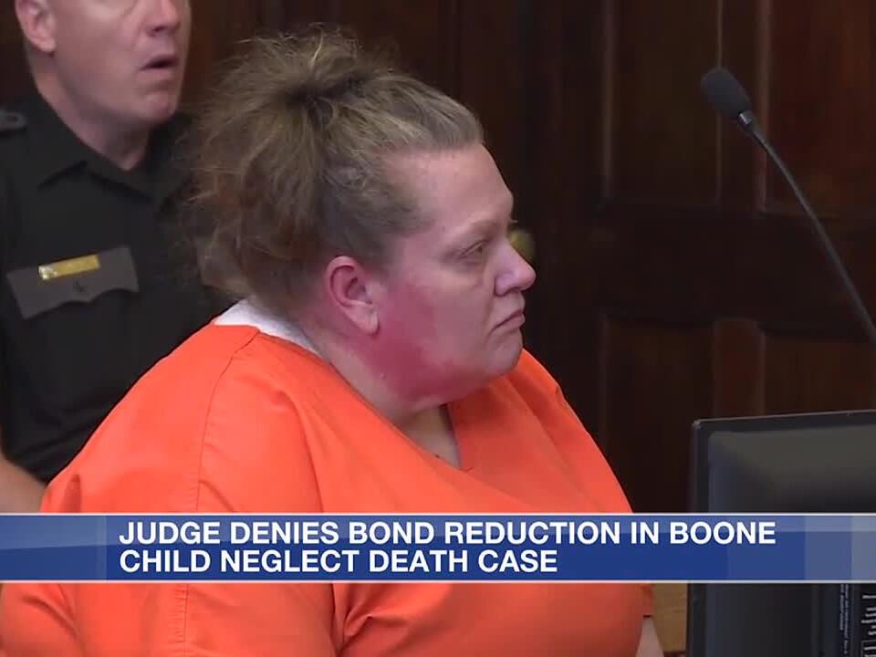Judge denies bond reduction in Boone child neglect death case