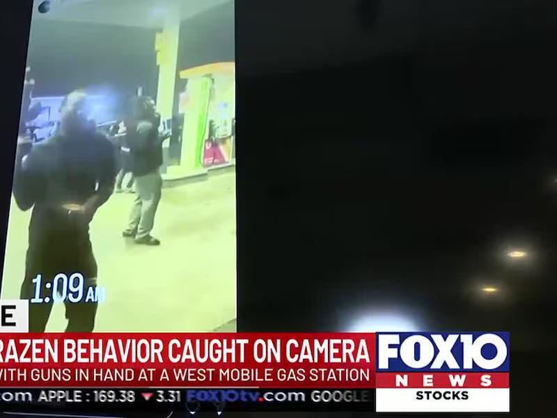 Shocking video shows young men dancing with guns in west Mobile gas ...