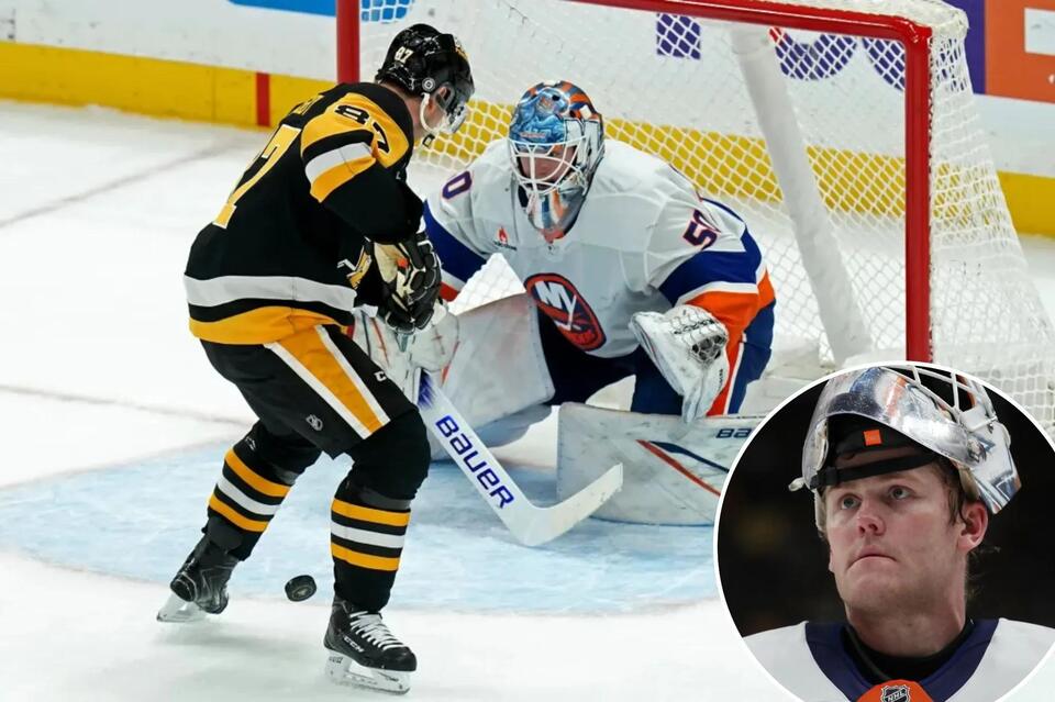 Islanders’ Marcus Hogberg shines in emotional first NHL start in nearly ...
