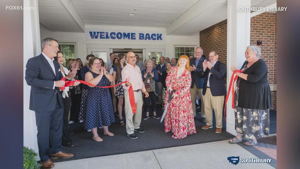 Southbury Public Library in Connecticut reopens a year after ...