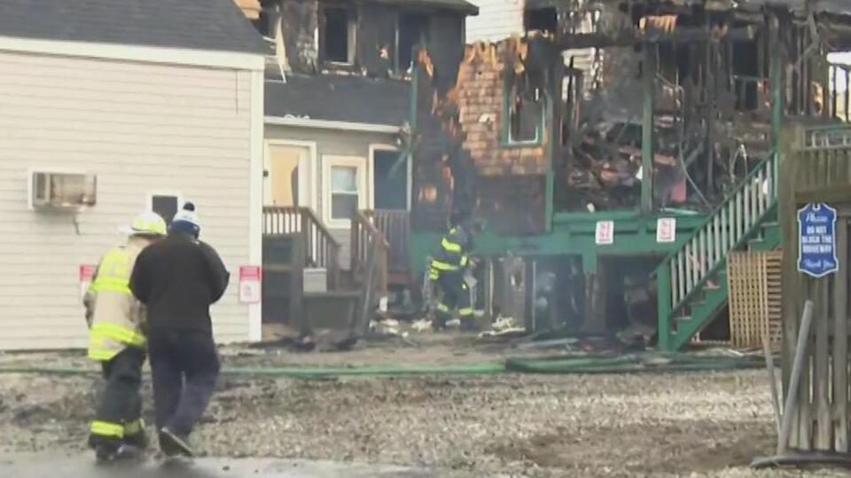 5 homes destroyed, 3 damaged in massive fire at Minot Beach in Scituate ...