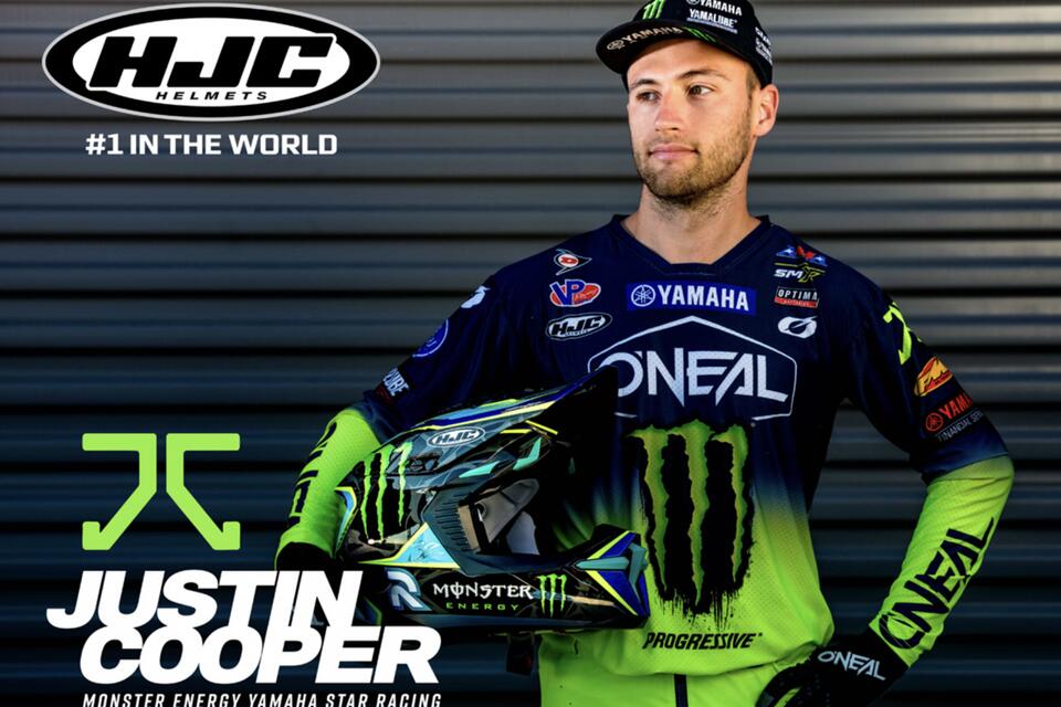 Justin Cooper Partners with HJC Helmets for 2025 SMX Season - NewsBreak