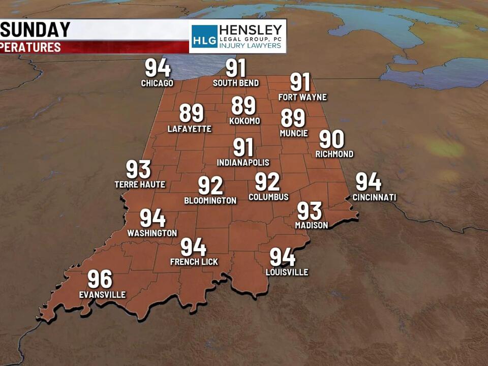 Hot and feeling miserable as rain chance stays limited this weekend