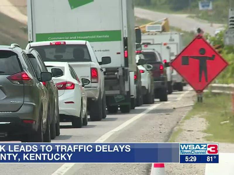 All day traffic jam felt in Boyd County