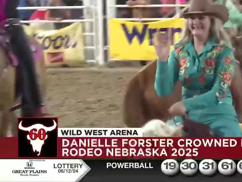 Danielle Forster crowned Miss Rodeo Nebraska 2025
