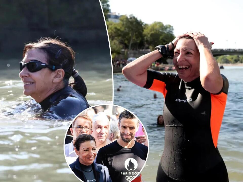 Paris mayor swims in Seine River amid major E. coli concerns before ...