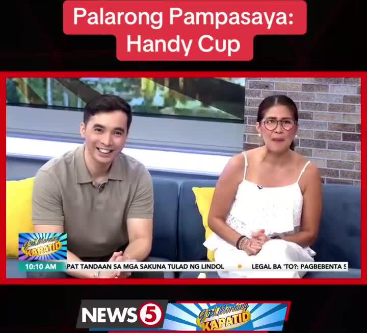 I-cheer na ang paborito niyong team sa larong “Handy Cup!” kasama ang ...