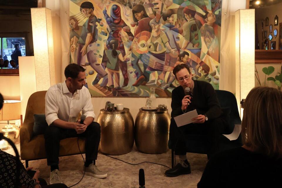 Live: Mayoral candidate Daniel Lurie with Joe Eskenazi at Manny’s ...