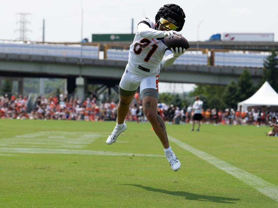 Wide Receiver Depth on Full Display for Cincinnati Bengals at Training Camp