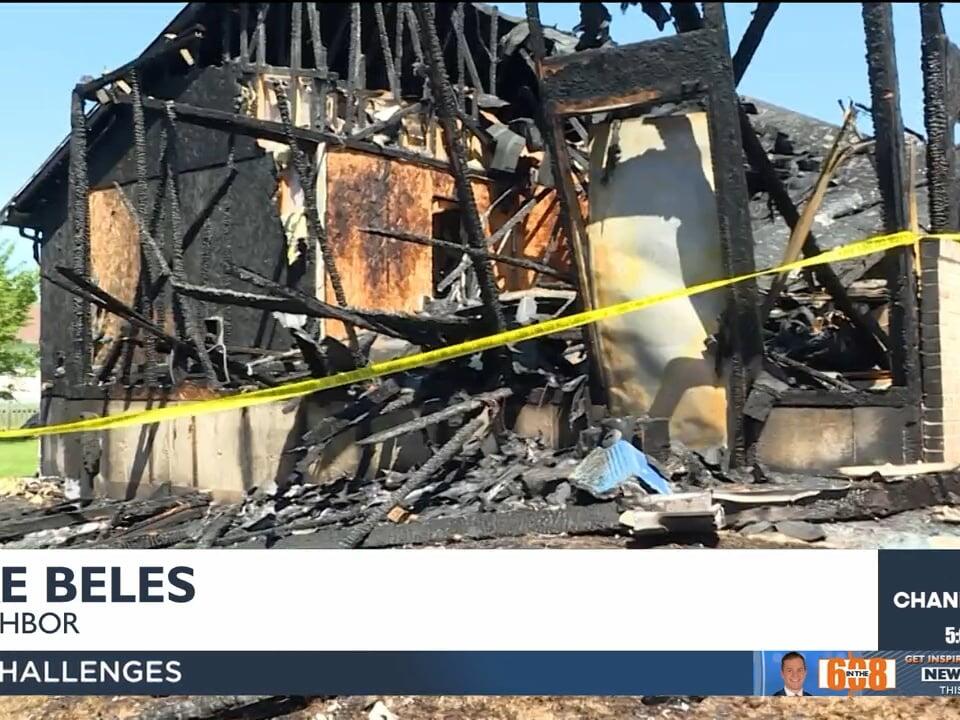 Evansville home destroyed in fire