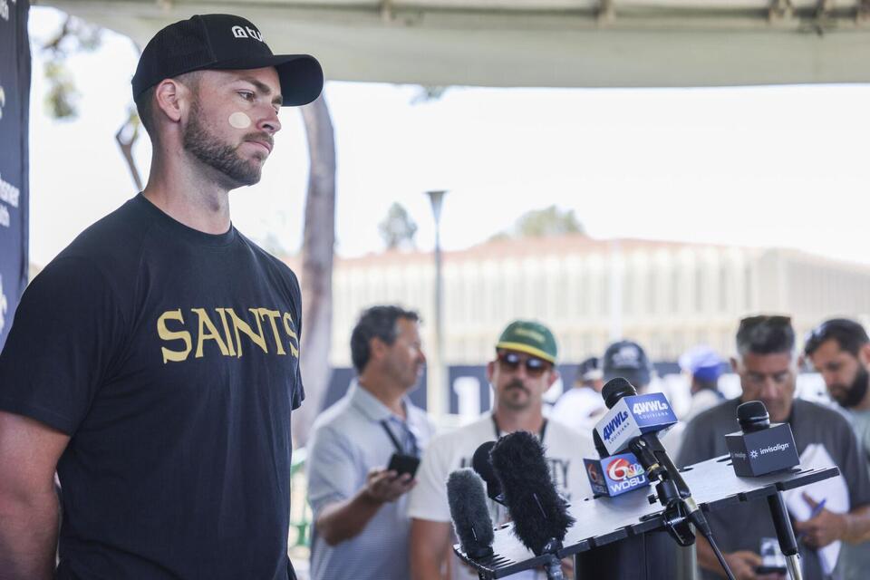 Saints QB Jake Haener reveals he has a form of 'rare' skin cancer ...