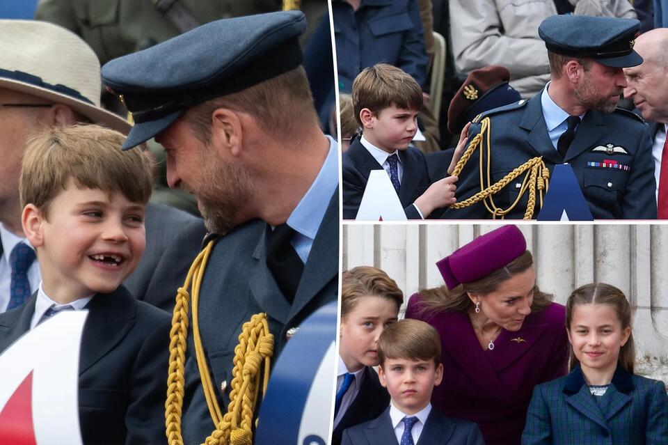 Here’s what cheeky Prince Louis, 7, asked dad Prince William during VE ...