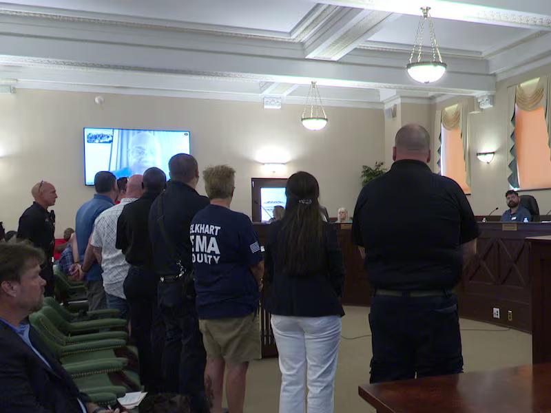 City of Elkhart honors tornado first responders