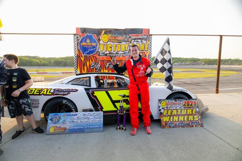 Nick Hinkley wins BIW Shipbuilders 100 at Wiscasset Speedway - NewsBreak