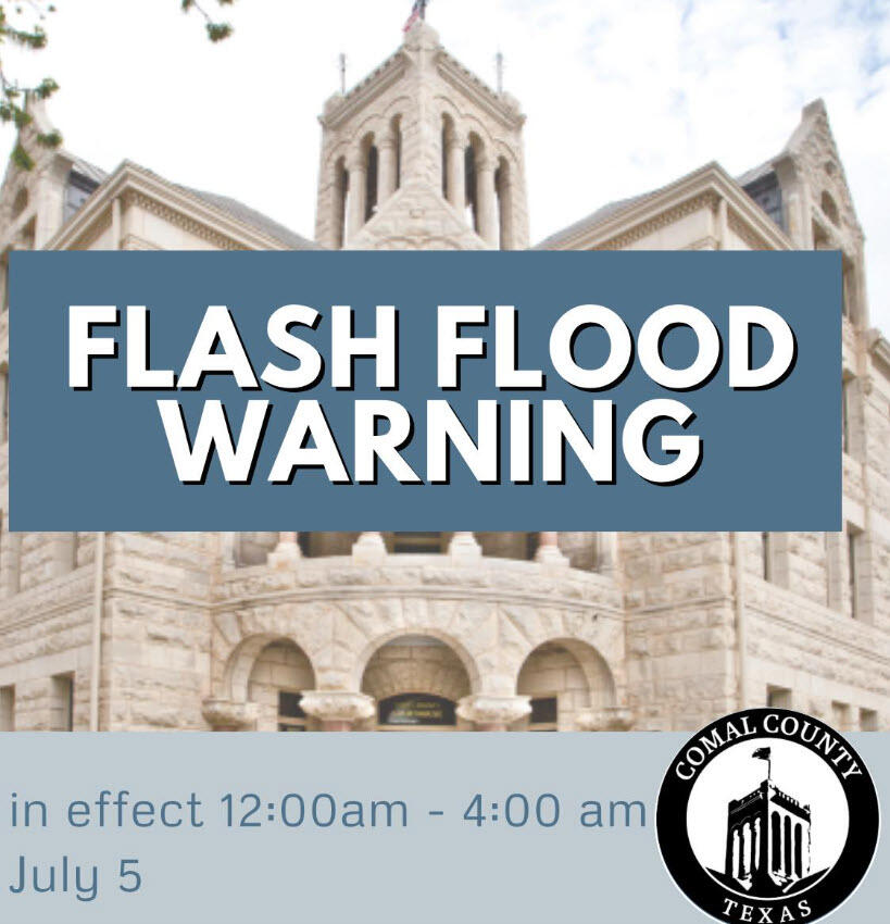 Comal County Issues Precautionary Evacuation Warning for Those in Low ...