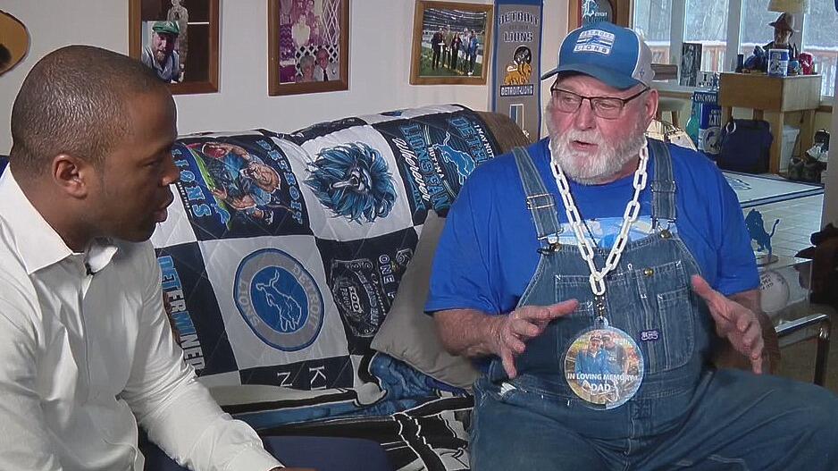 Lions fan legend Ron 'Crackman' Crachiola talks trip to NFL title game ...
