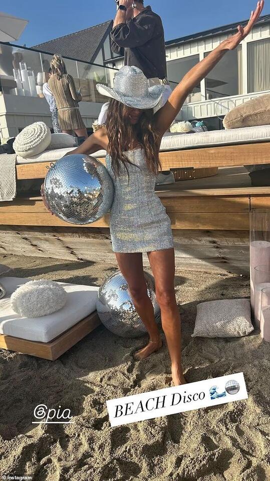 Pia Whitesell spares no expense as she hosts wild beach party for her ...