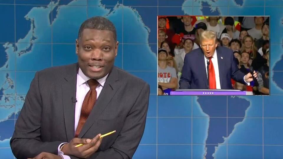 SNL’s Michael Che Knows Why Trump Was Blowing That Mic Stand - NewsBreak