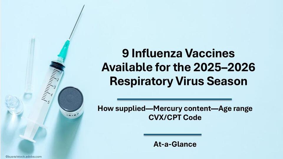 What Are the 9 Influenza Vaccines Available for the 2025–2026 ...