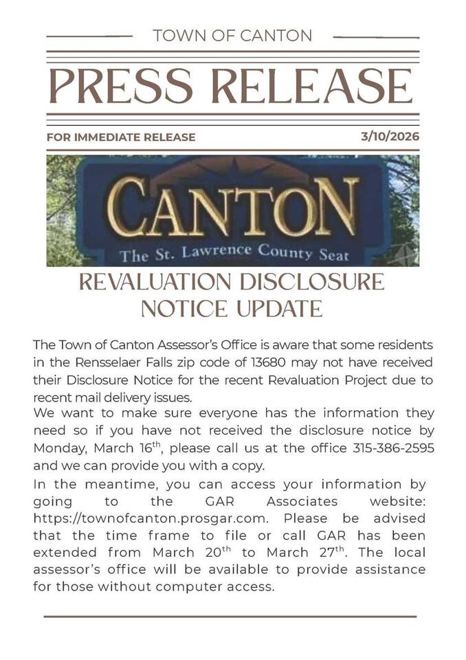 📢 Canton extends revaluation response deadline to March 27 - NewsBreak