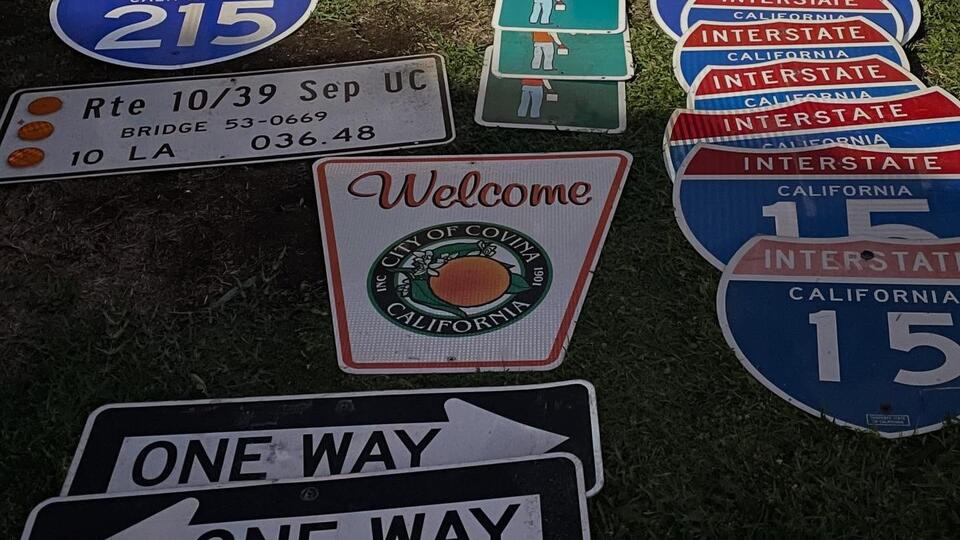 Arrest made after dozens of California highway signs are stolen; CHP ...