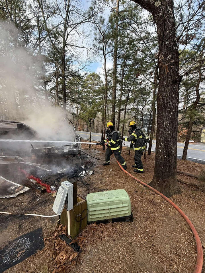 Fire Destroys Camper Trailer - NewsBreak