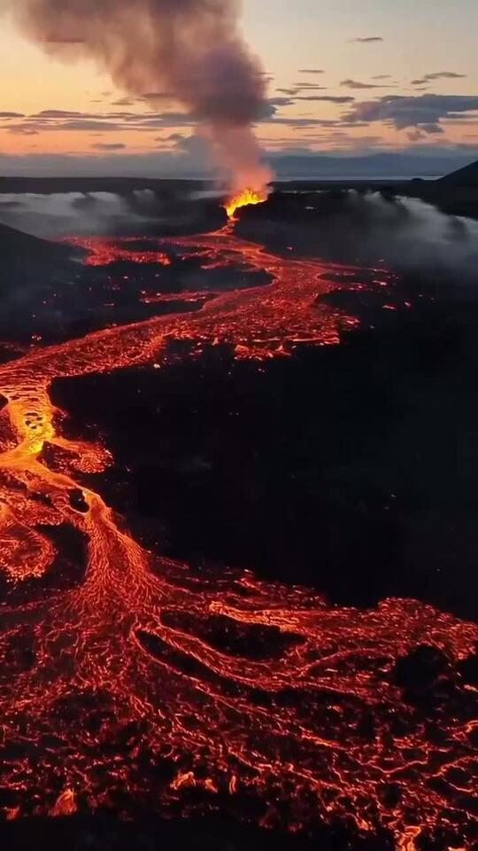 Throwback to the Litli - Hrtur volcanos epic eruption Natures spectacle ...