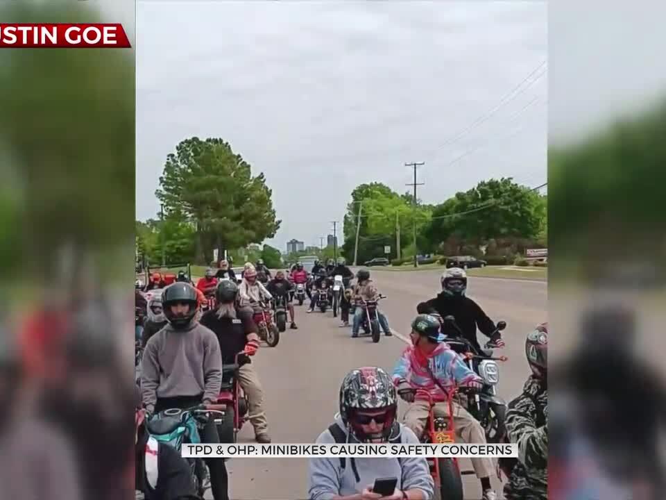 Authorities Break Up Large Group On Mini Bikes In Tulsa