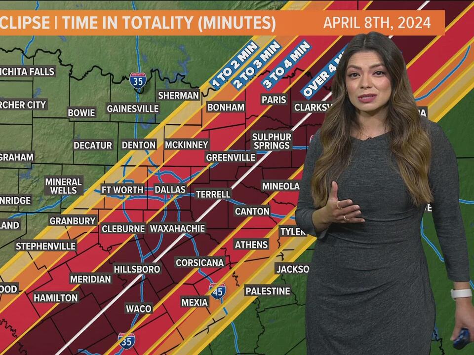 Total solar eclipse: Latest forecast for DFW