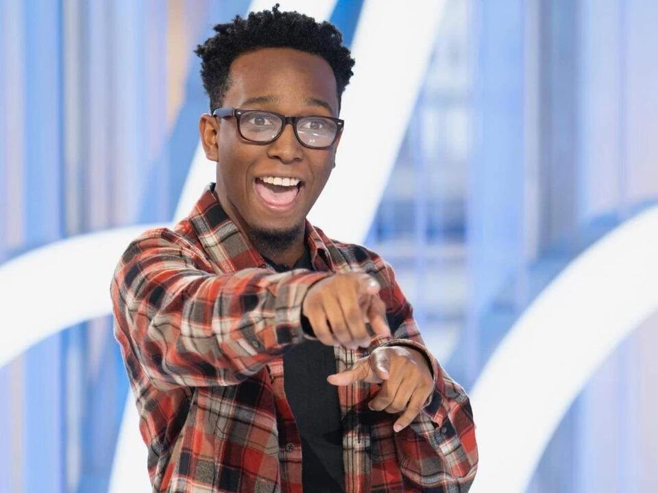 Franklin's Quintavious performs during Top 24 round on 'American Idol'