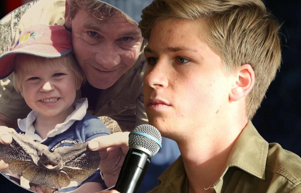 Robert Irwin Breaks Down Talking About Late Father Steve Irwin on ...