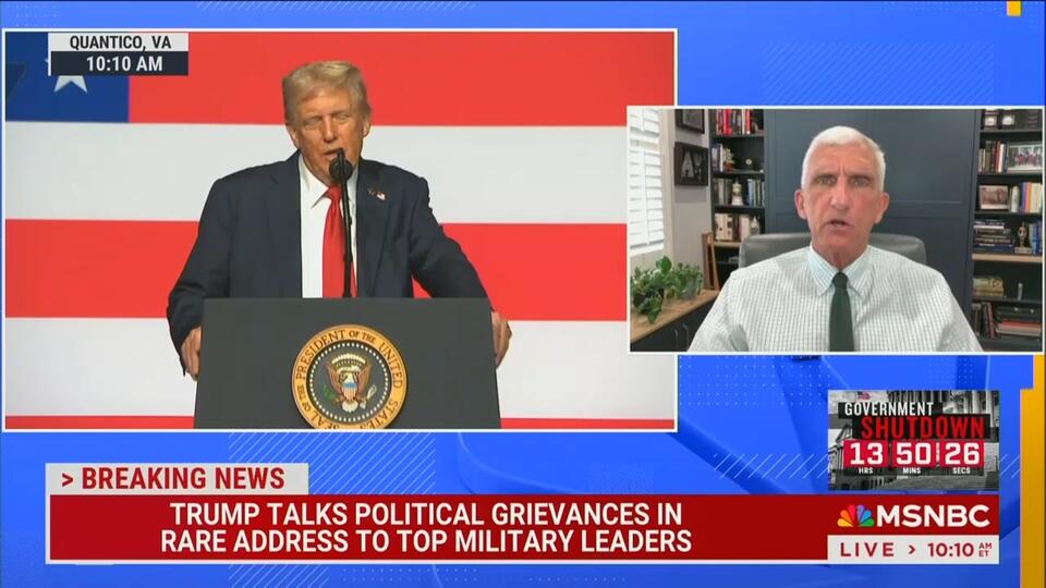 Lt. General Rips Hegseth and Trump on MSNBC for ‘Insulting’ Troops With ...