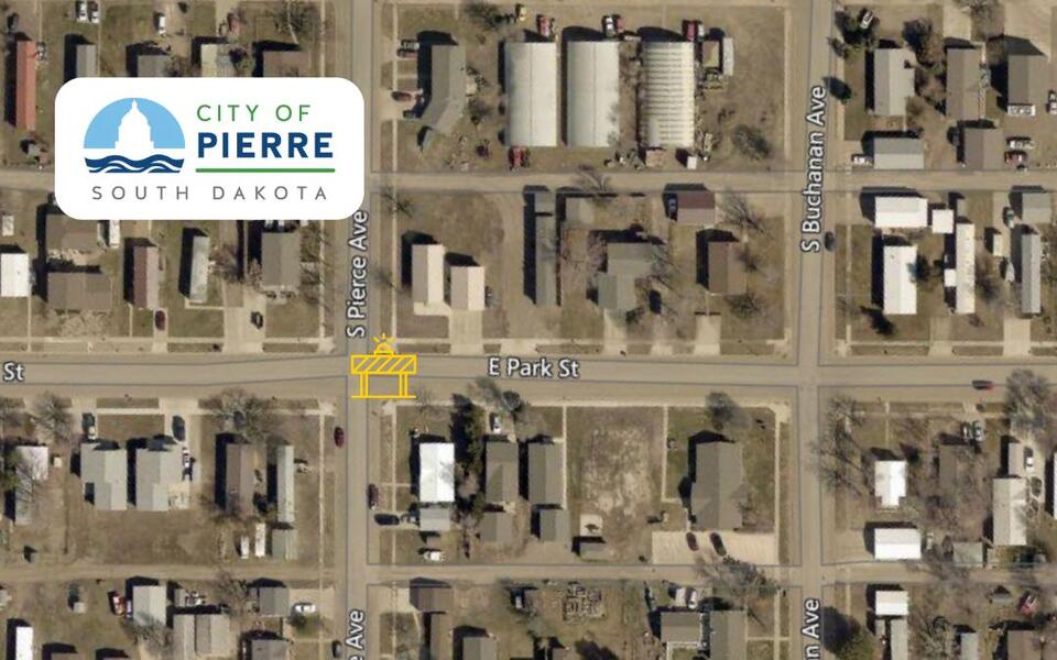 Temporary closure of segment of S. Pierce Street in Pierre scheduled to ...