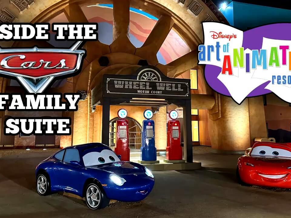 Explore The Disney Cars Suite At Art Of Animation Resort In This Video ...