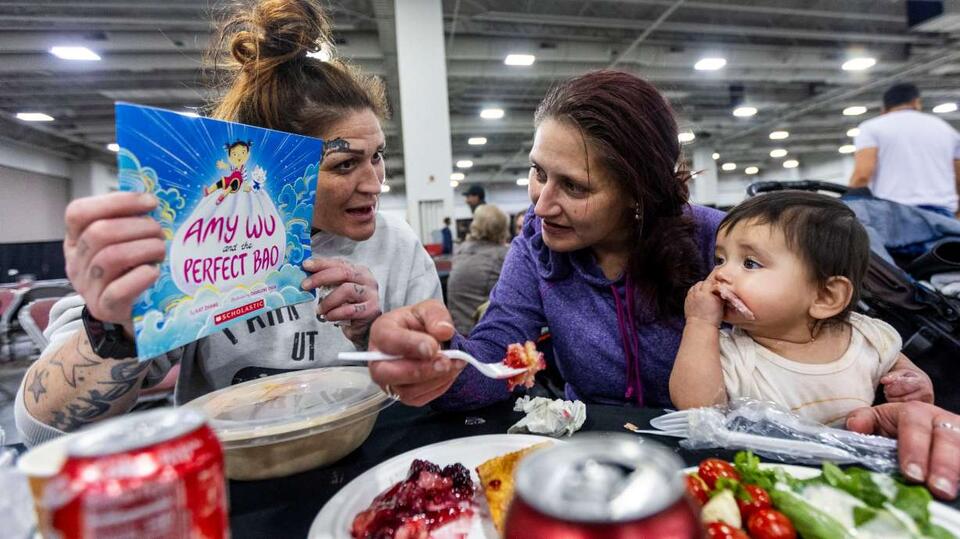 Larry H. Miller Company annual Thanksgiving event about more than ...