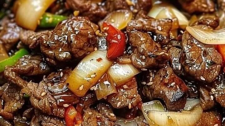 Sizzling Chinese Pepper Steak With Tender Beef And Glossy Sauce - NewsBreak