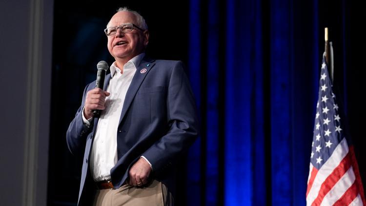 Protest held outside of Gov. Tim Walz home in Minnesota - NewsBreak